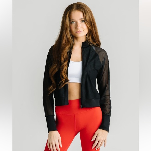 ZYIA | Jackets & Coats | Zyia Black Dominicana Ribbed Jacket | Poshmark